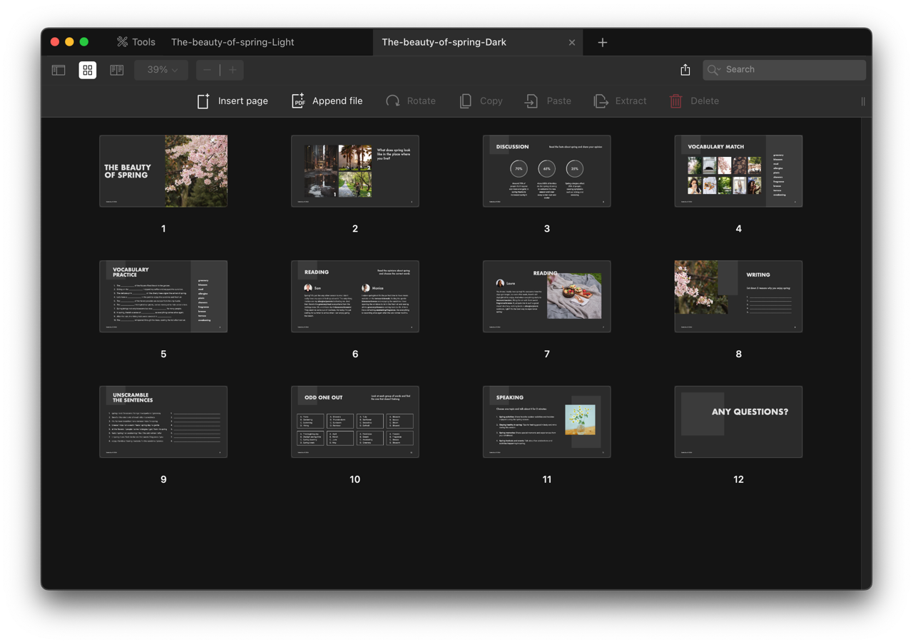 The Beauty of Spring - B1 Lesson Plan | betterclass
