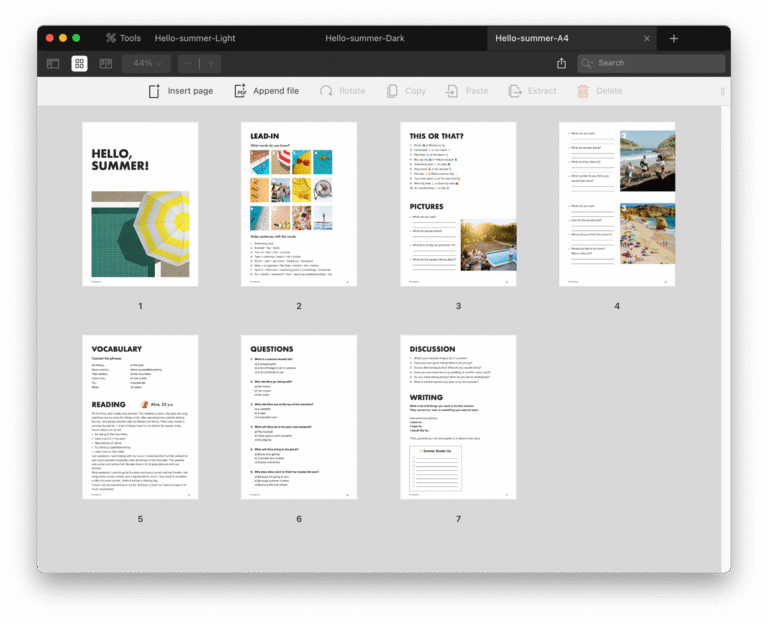 Hello, Summer - A2 Lesson Plan | betterclass