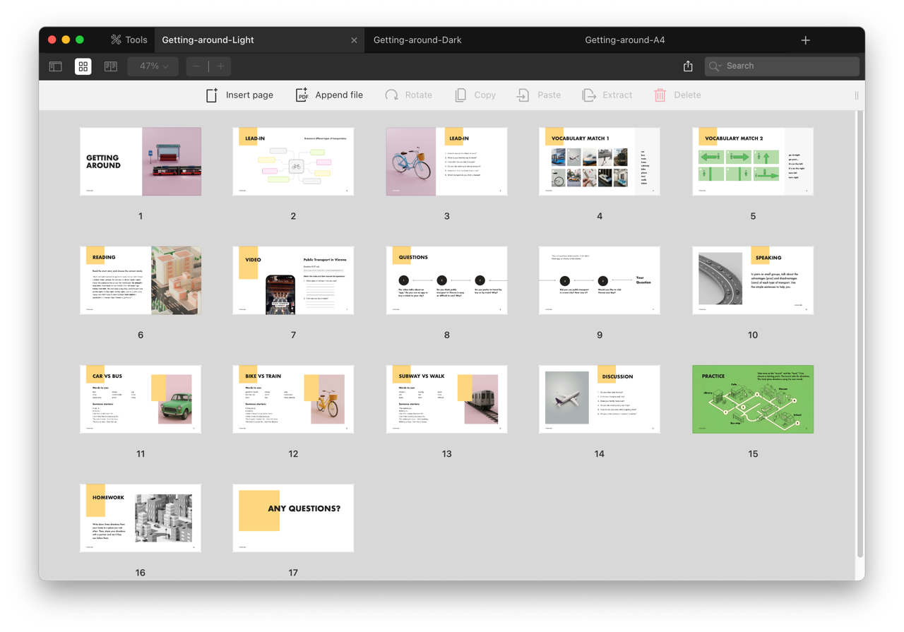 Getting Around - A2 Lesson Plan | betterclass