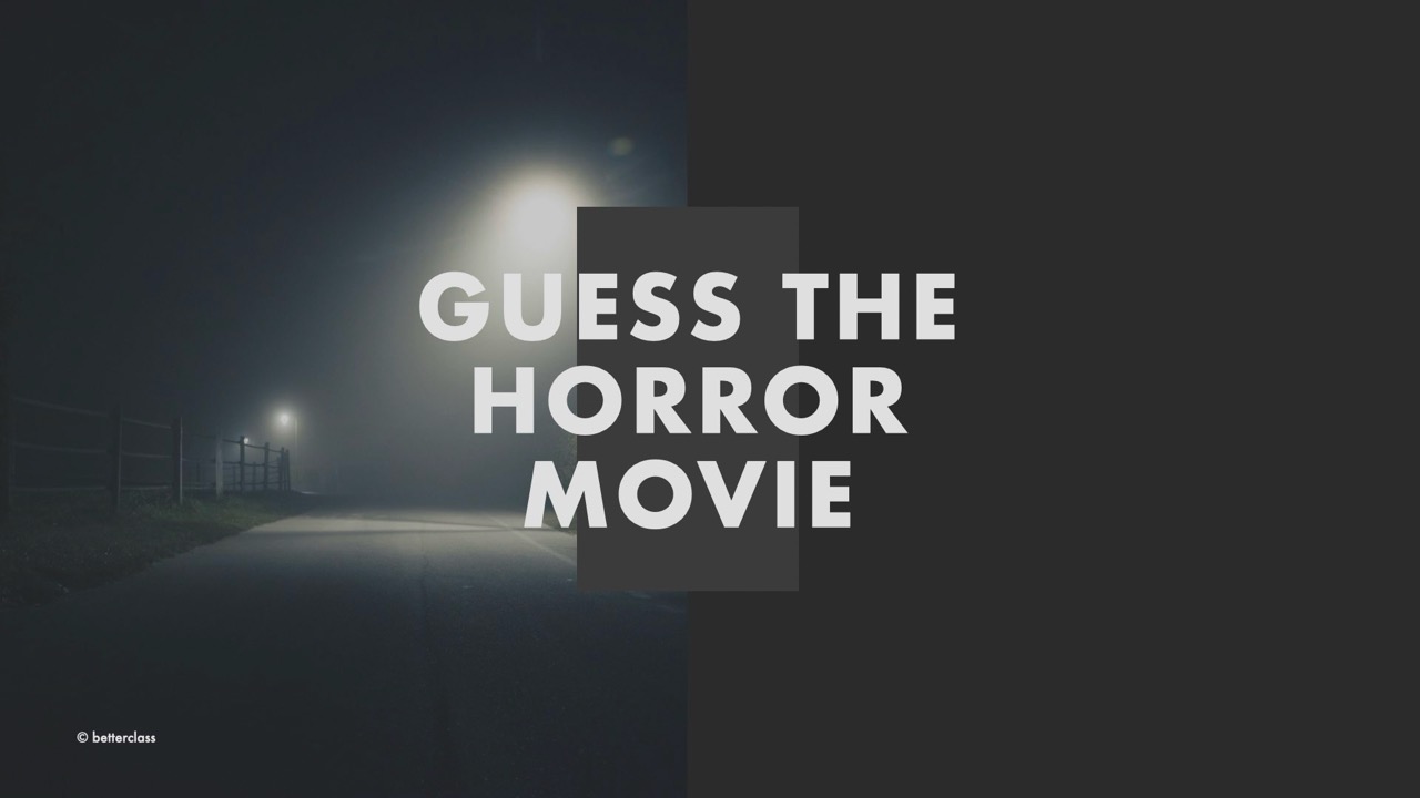 Guess the Horror Movie • Halloween ESL Activity